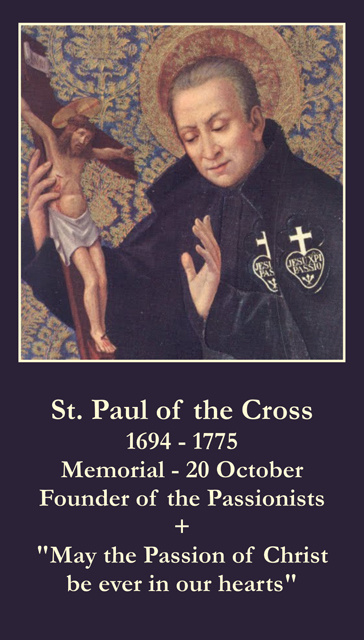 October Saints & Feasts
